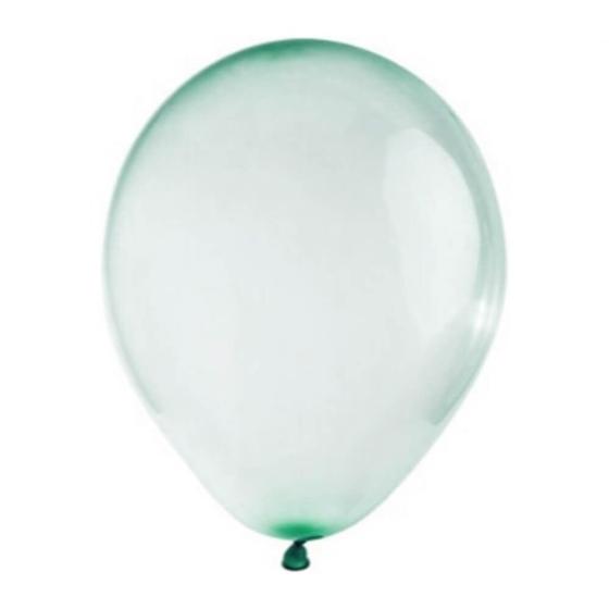 Balão Cristal Verde Pastel Tamanho 10 c/15 - Balloontech - Balão ...