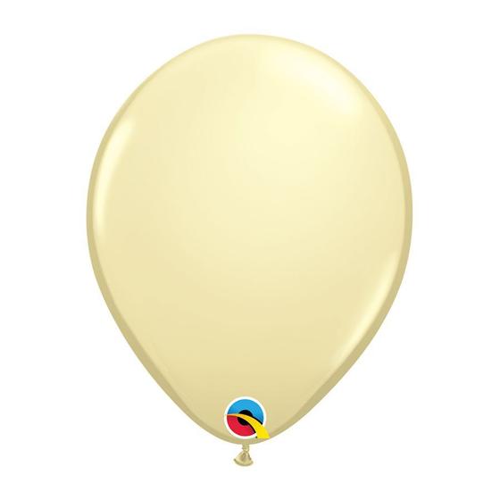 Balão de Festa Látex Liso Sólido - Ivory Silk (Marfim Acetinado ...