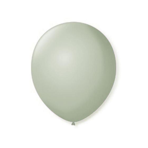 Balão Nº9 Imperial Redondo Liso Perolizado Prata - Fest Ball 50 ...