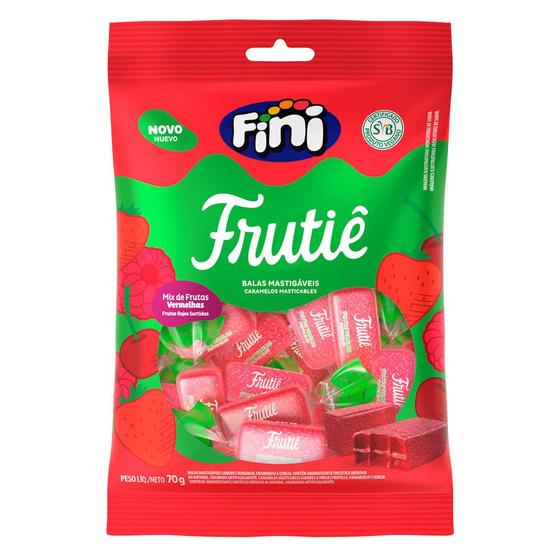 Balas Fini Vegana Frutiê Mix Frutas Vermelhas 70g - Balas - Magazine Luiza