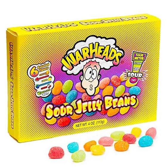 Balas Warheads Sour Jelly Beans 113G - Balas - Magazine Luiza