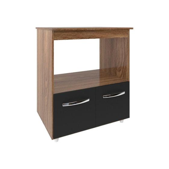 Balcão Armário Gabinete Para Microondas E Forno Elétrico Cozinha Amanda ...