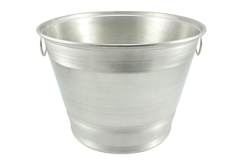 Balde de Alumínio Puro para Gelo E Cerveja 6 Litros - MG - Balde de ...