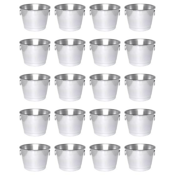 Balde De Gelo Aluminio Polido Liso Medio 20 Peças 5 Lts - Terramada ...