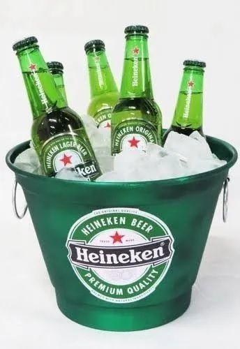 Balde de Gelo de Alumínio com Alças e Personalizados com Logo de Marcas ...