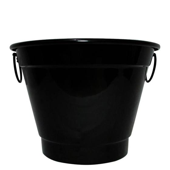Balde De Gelo E Cerveja Térmico Em Alumínio 6,5L Bbq - Black ...