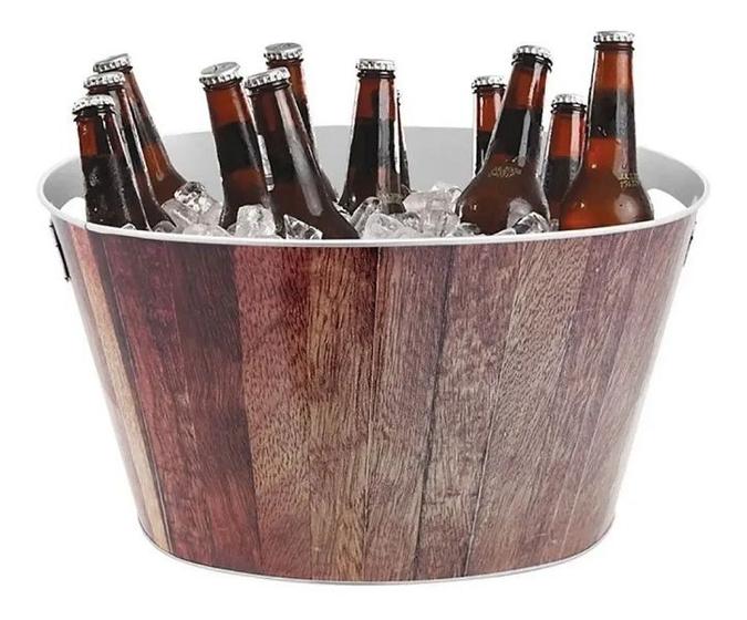 Balde De Gelo Oval Beer 15 Litros Cerveja Gelada Yazi - Balde de Gelo ...