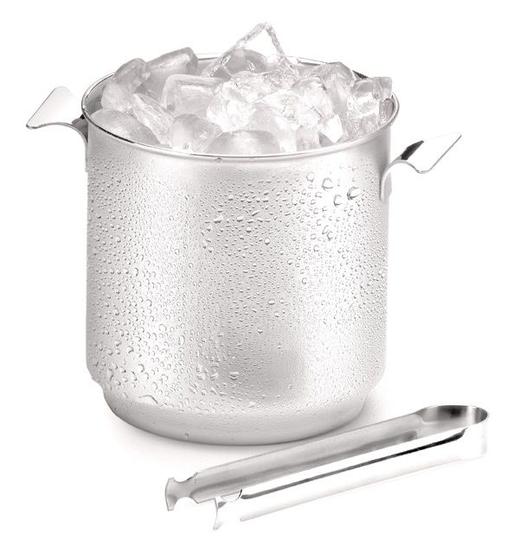 Balde Gelo Inox 1,3 Litros Com Pinça Atacado 12 unidades - Formainox ...