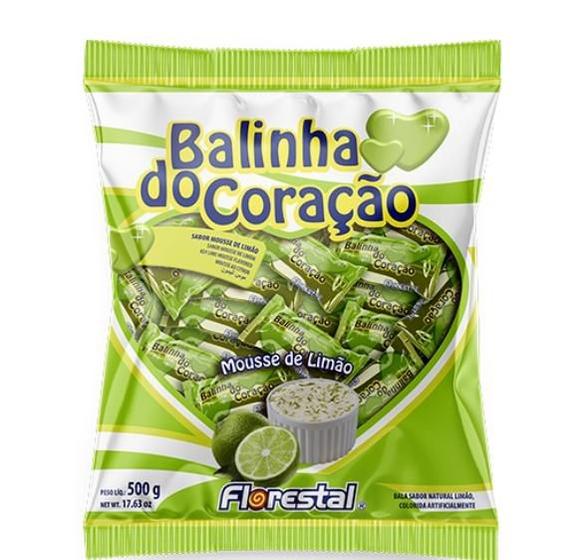Balinha do Coração Mousse de Limão 500g - Florestal - Balas - Magazine ...