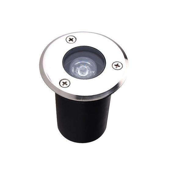Balizador de Solo Led Redondo Bivolt 3W 3000K 9722 Gaya - Gaya ...