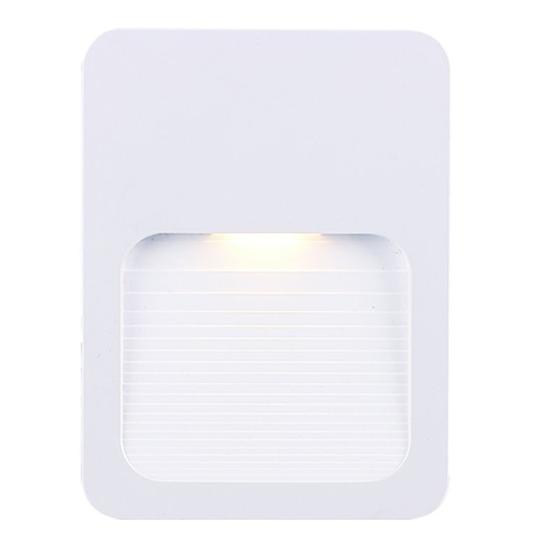 Balizador Parede Escada Ip65 Led 2w Branco Quente 3000k 4x2 - Balizador ...