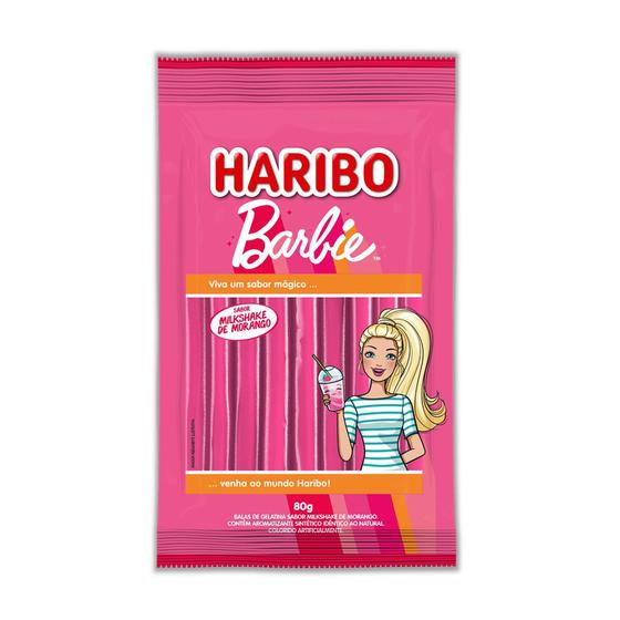 Balla Sticks Barbie Milkshake Haribo 80g - Balas - Magazine Luiza