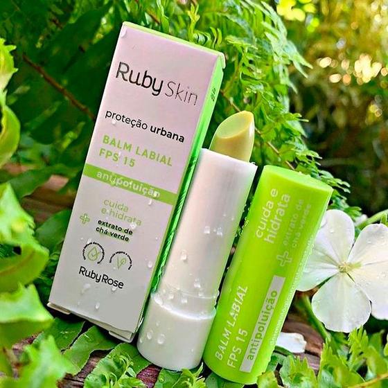 Balm Labial Ruby Skin Proteção Urbana Ruby Rose Antipoluição ...
