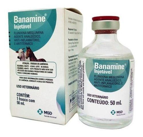 Banamine Injetavel 50ml - Original - MSD - Farmácia Pet - Magazine Luiza