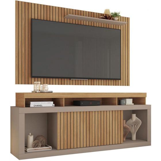 Bancada com Painel para TVs até 65 Polegadas MDP 2 Portas New Oscar ...