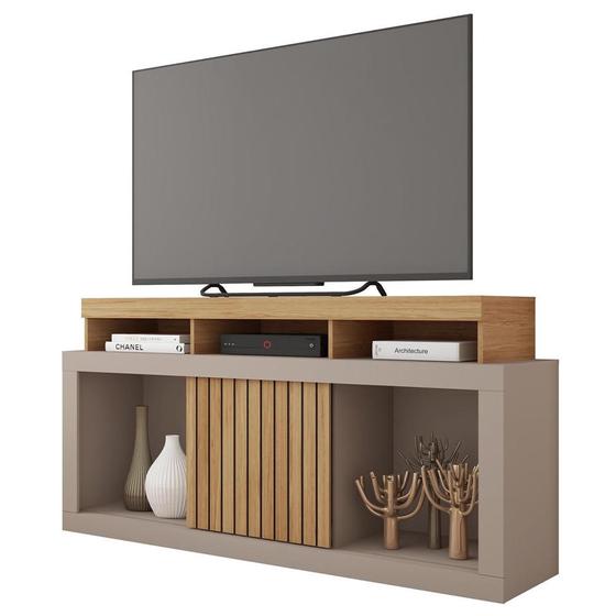 Bancada Rack Para TV até 55 Polegadas Frost Marrom Caemmun - Bancada de Cozinha - Magazine Luiza