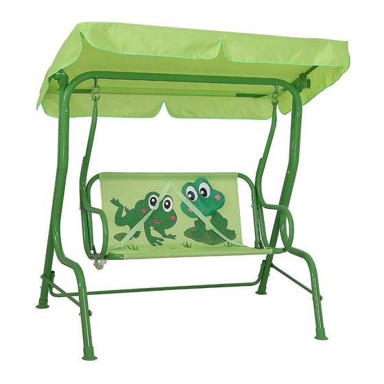 Banco de Balanço Infantil Sapo - Just Home Collection Garden - Banco ...