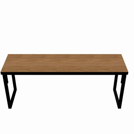 Banco Industrial Aço e Madeira 1,20m Branco Multiuso, Resistente ...