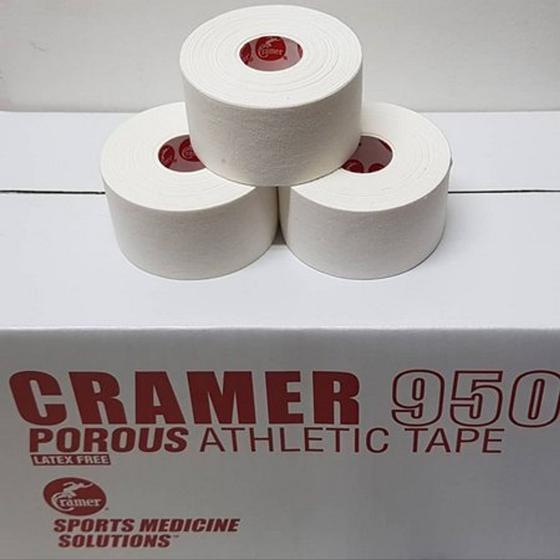 Bandagem rígida adesiva athletic tape - cramer 950 porous tape ...