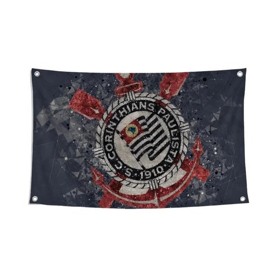 Bandeira De Poliéster Corinthians Paulista Decoração Externa Banner De ...