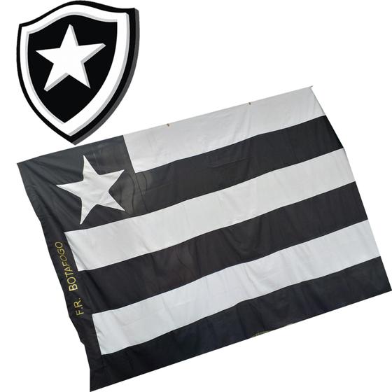 Bandeira Do Botafogo Grande De Clube Tamanho 1.10 X 1.60 - bandeira ...