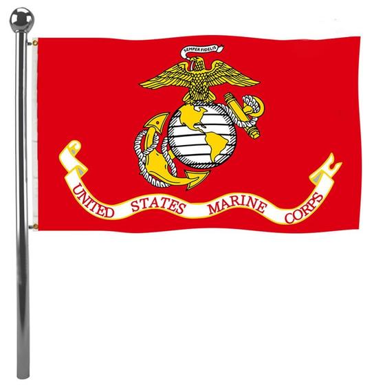 Bandeira Jayus bordada pelo Corpo de Fuzileiros Navais dos EUA, nylon ...