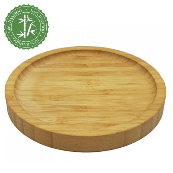 Bandeja Bambu Redonda Cozinha Petisqueiras Tábua - Hug Box - Bandejas ...