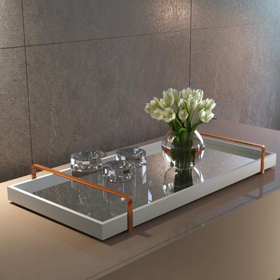 Bandeja Buffet Espelhada 017 - Fabri Decor - Bandejas - Magazine Luiza