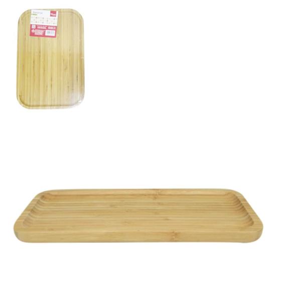 Bandeja de bambu retangular 30x20cm - WINCY - Bandejas - Magazine Luiza