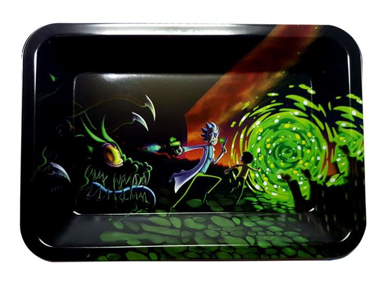 Bandeja de Metal rolling tray Desenho animado - Família cogumelo ...