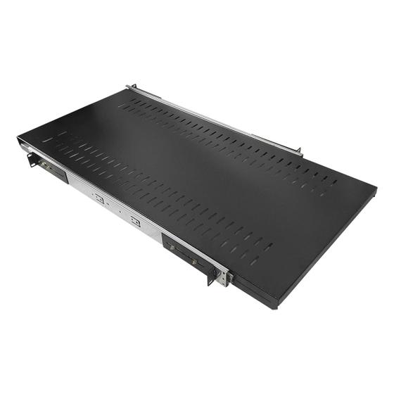 Bandeja Móvel Ventilada 1 U x 800 mm - Preto - Pier Telecom - Bandejas ...