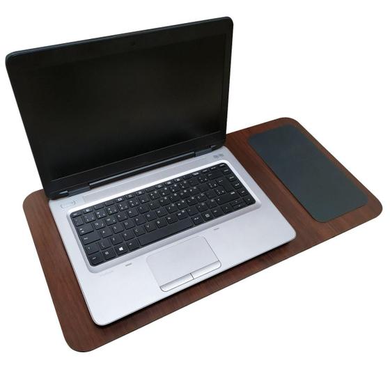 Bandeja Suporte Notebook De Colo MDF Laminado Tabaco - Maison de Lele ...