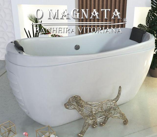 Banheira de Hidromassagem 1,77m - O Magnata Banheira Vitoriana ...
