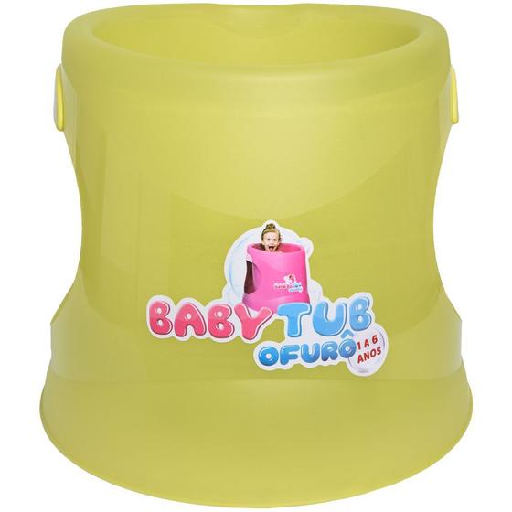 Banheira Infantil Babytub Ofurô (1 a 6 anos) Cristal Cítrica - Ofurô ...