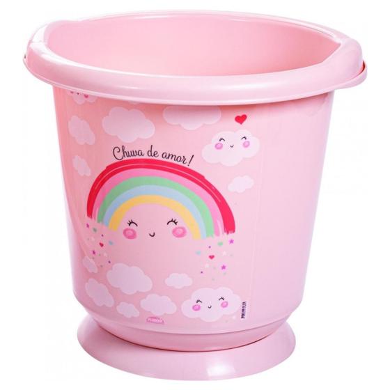 Banheira Infantil Sensitive Ofurô Menina Arco Íris 17,2l - Plasútil ...
