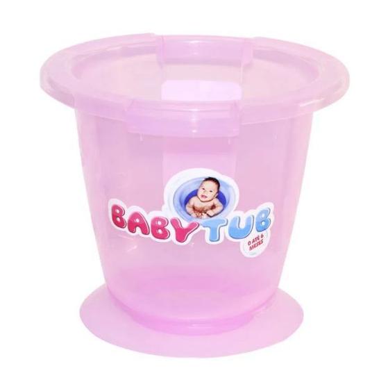Banheira Ofuro Baby Tub Tradicional Rosa - Ofurô para Bebê - Magazine Luiza