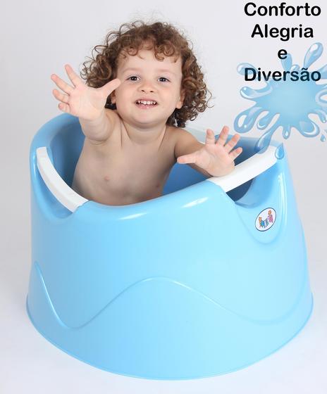 Banheira Ofurô Bebê Infantil Criança Ergonômico Anti-tombo Menino 1/3 ...