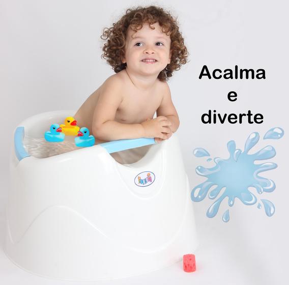 Banheira Ofurô Bebê Infantil Criança Ergonômico Anti-tombo Menino 1/3 ...