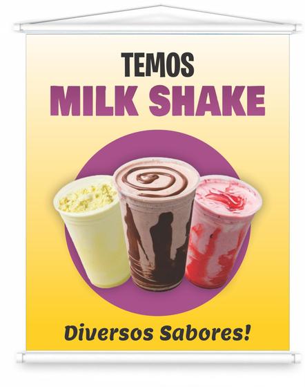 Banner Milk Shake - 1 Unidade - Ripublic - Banner para Festa - Magazine ...