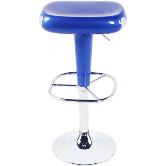 Banqueta alta regulável azul - Milano - Belfix - Banqueta para Cozinha ...