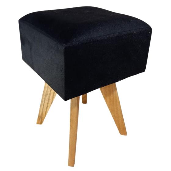 Banquinho Puff Estofado Quadrado - SEMPRE BARATO STORE - Puffs ...