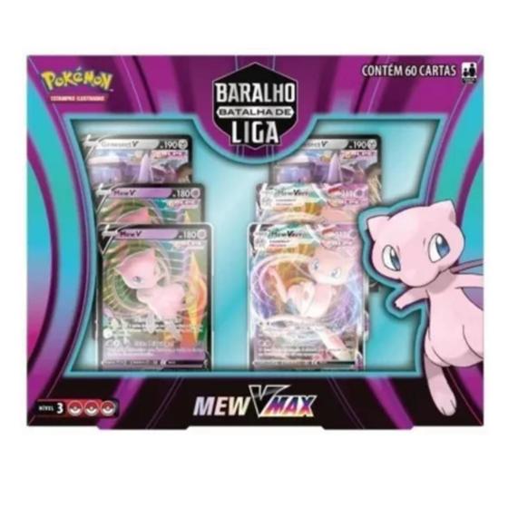 Baralho Batalha De Liga Pokémon - Mew Vmax Copag Original - Pokémon ...
