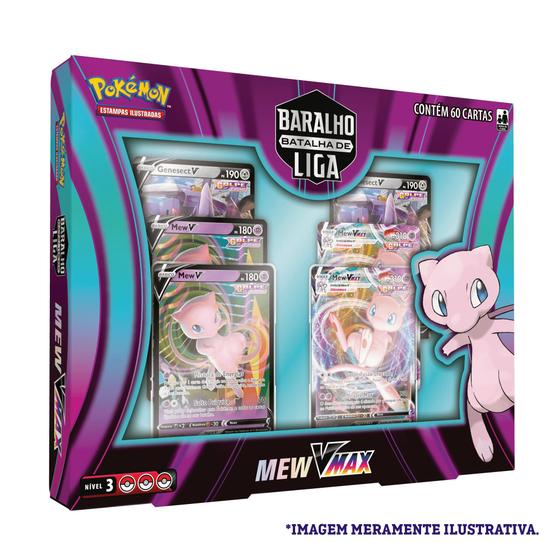 Baralho Batalha De Liga Pokémon Mew Vmax - Copag - Deck de Cartas ...