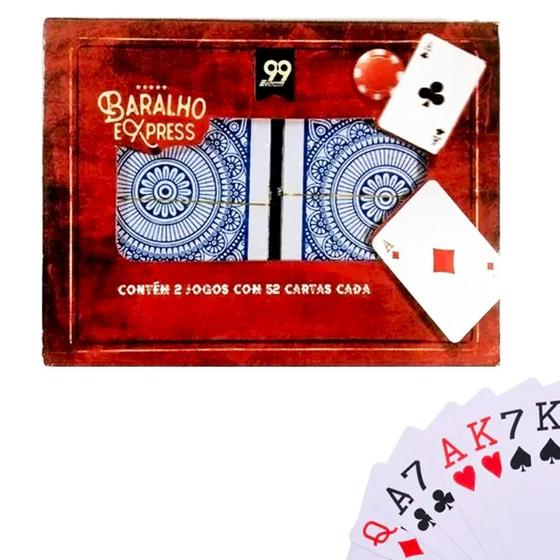 Baralho Duplo Jogo de Cartas 108 Cartas Impermeável Premium - Express ...