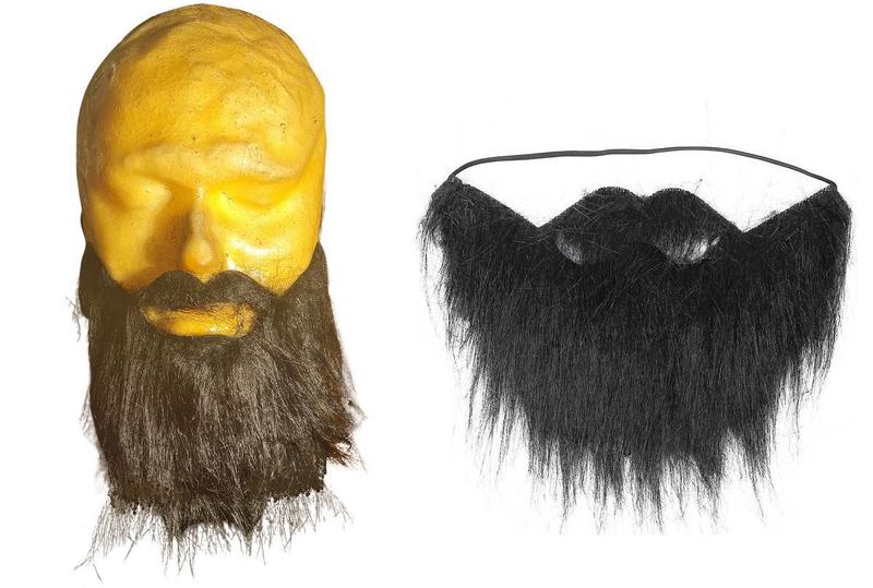 Barba falsa Preta Pirata Mago Fantasia Cosplay Festa - Lynx produções ...