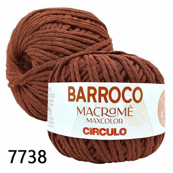 Barbante Barroco Macramê Maxcolor Circulo 24 Fios 400g - Barbante ...