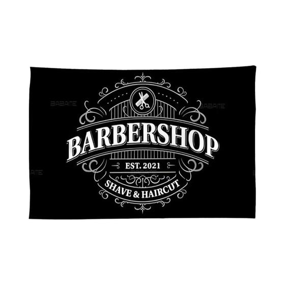 Barbershop magnético impresso grande bandeira arte ficção científica ...