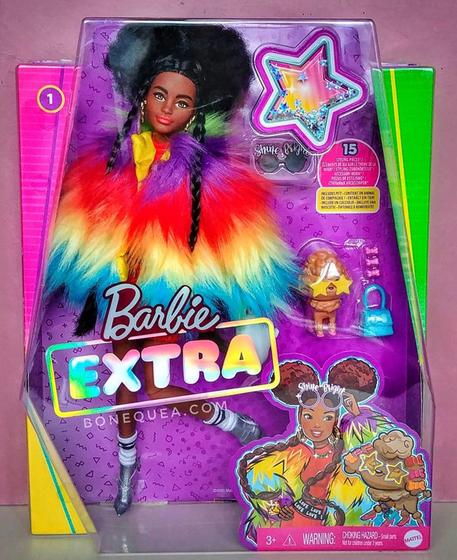 Barbie negra fashionita extra - Mattel - Boneca Barbie - Magazine Luiza