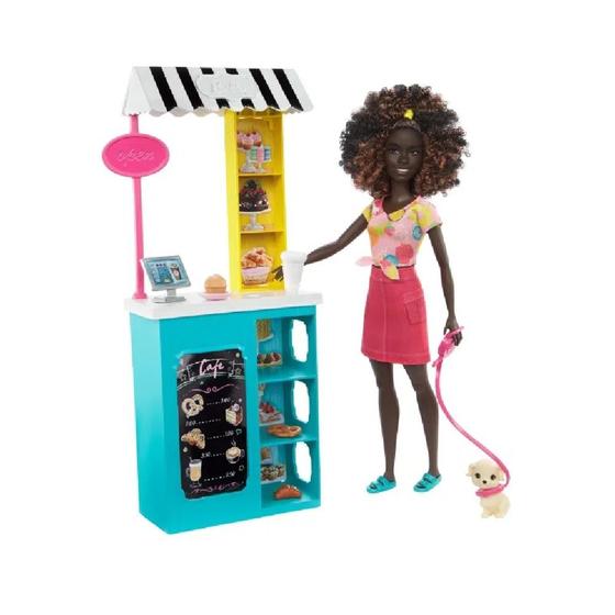 Barbie Profissoes Playset Barraca de Doces Mattel HGX54 - Barraca ...