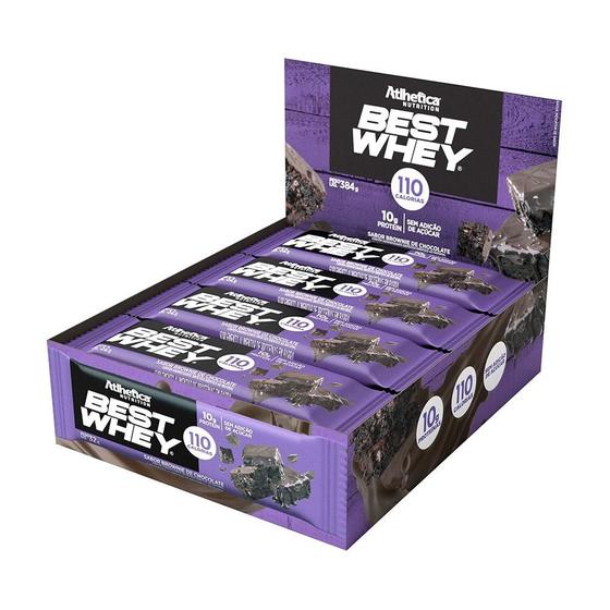 Barra Best Whey 30g Atlhetica Brownie Display 12 Unidades - Barra de ...